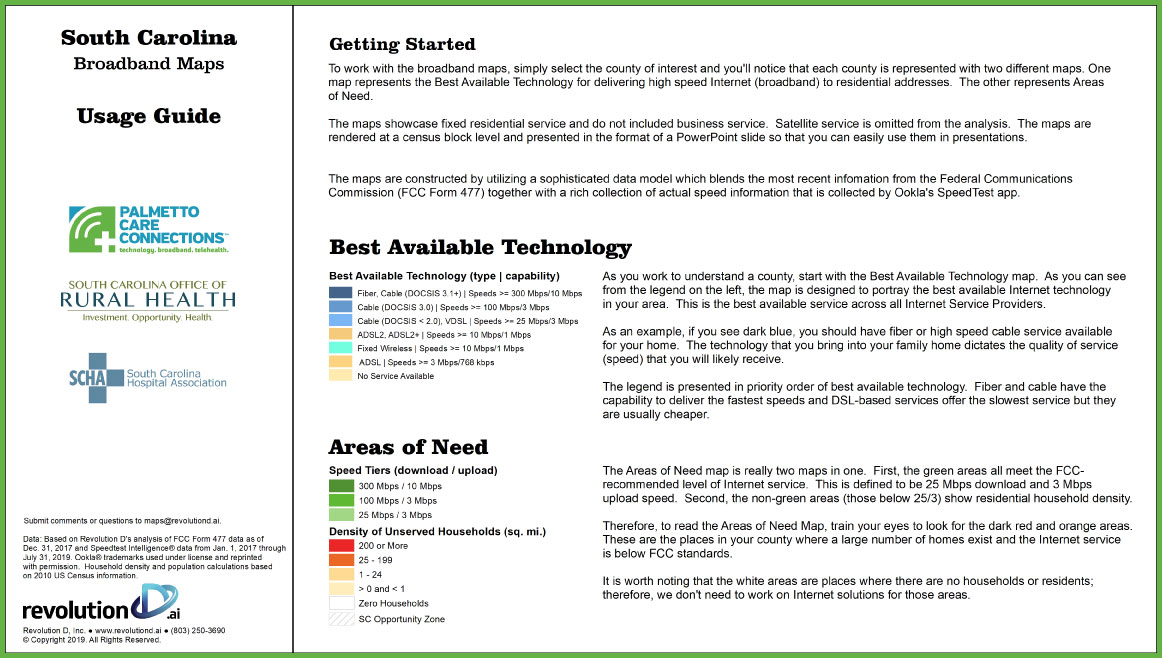 SC Broadband Maps - Palmetto Care Connections