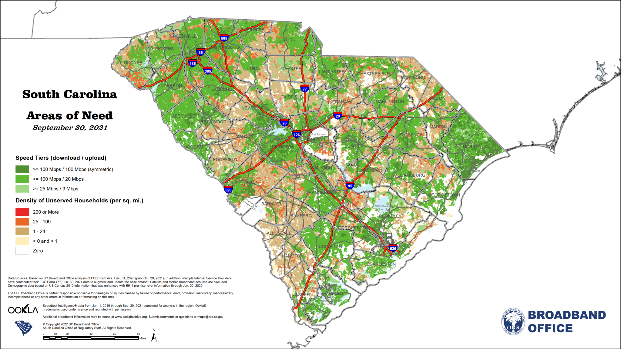 SC Broadband Maps - Palmetto Care Connections