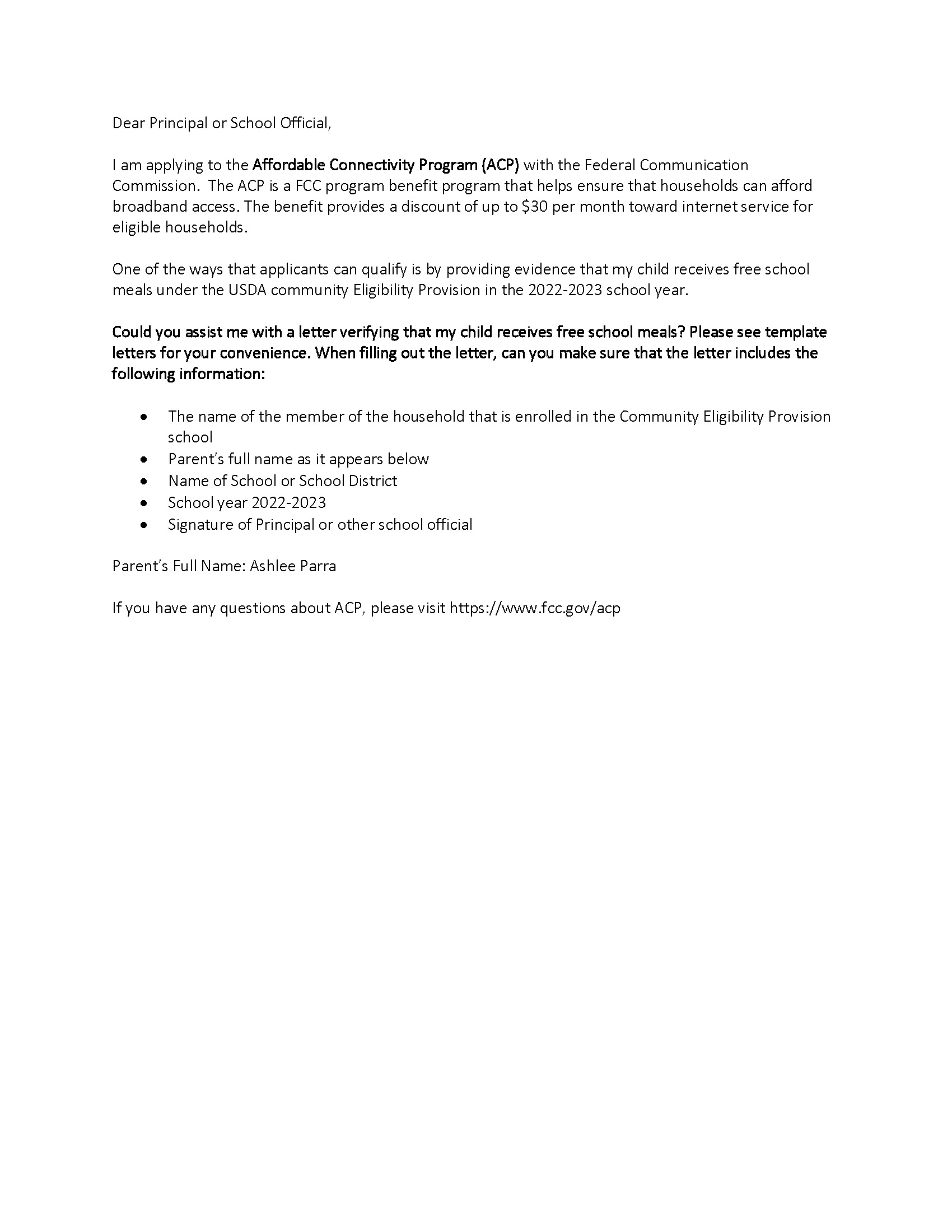 Affordable Connectivity Program/Community Eligibility Provision School ...